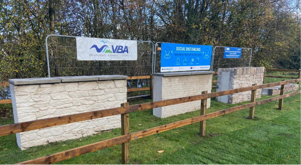 Sample flood wall panels now installed in Kendal | The Flood Hub