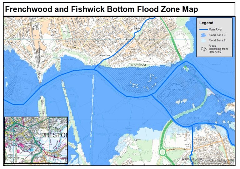 Preston and South Ribble: Construction Areas and Maps | The Flood Hub