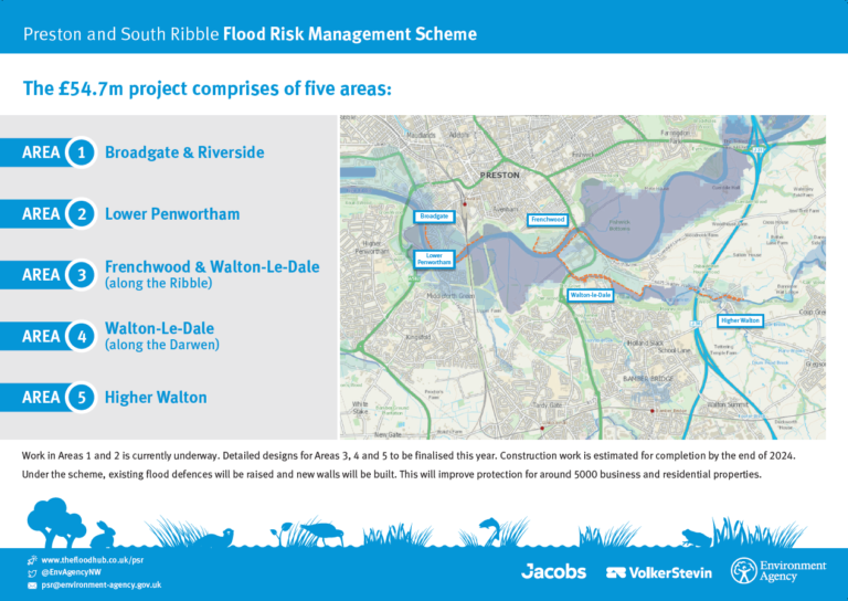 Preston and South Ribble: Construction Areas and Maps | The Flood Hub