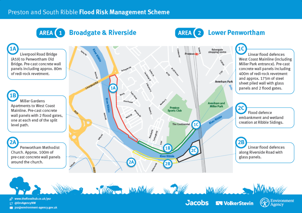 Preston and South Ribble: Construction Areas and Maps | The Flood Hub
