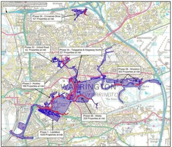 River Mersey, Warrington, Flood Risk Management Scheme | The Flood Hub